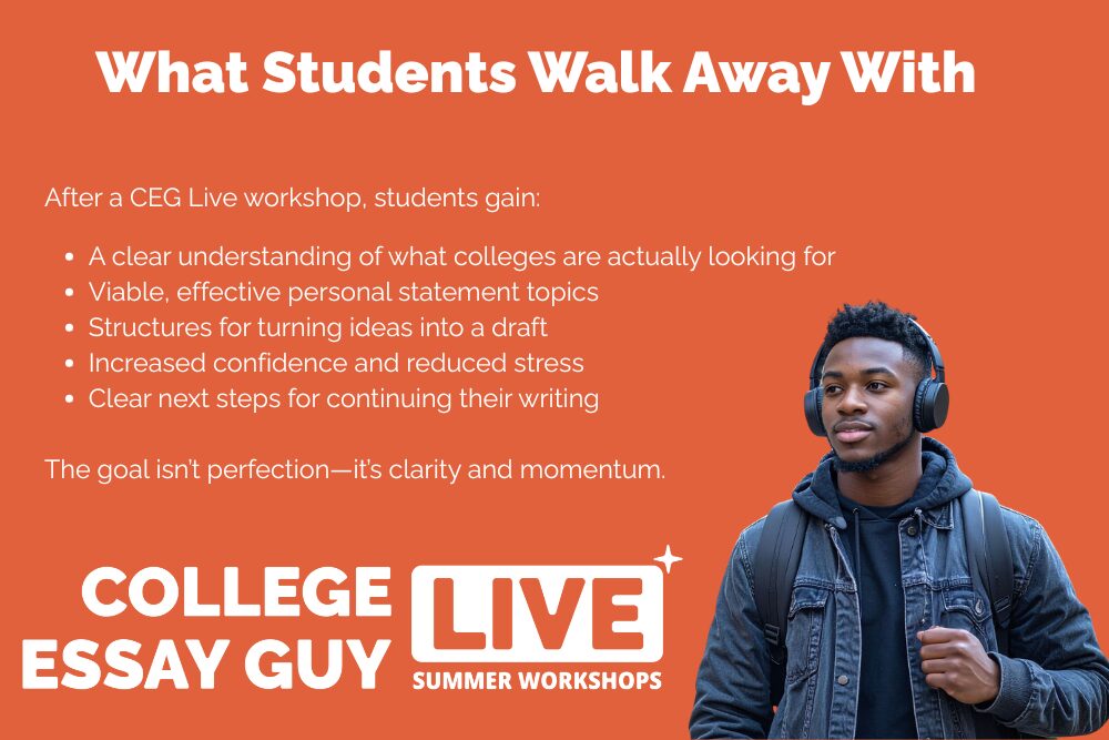 College Essay Guy LIVE | Schools and Organizations | College Essay Guy